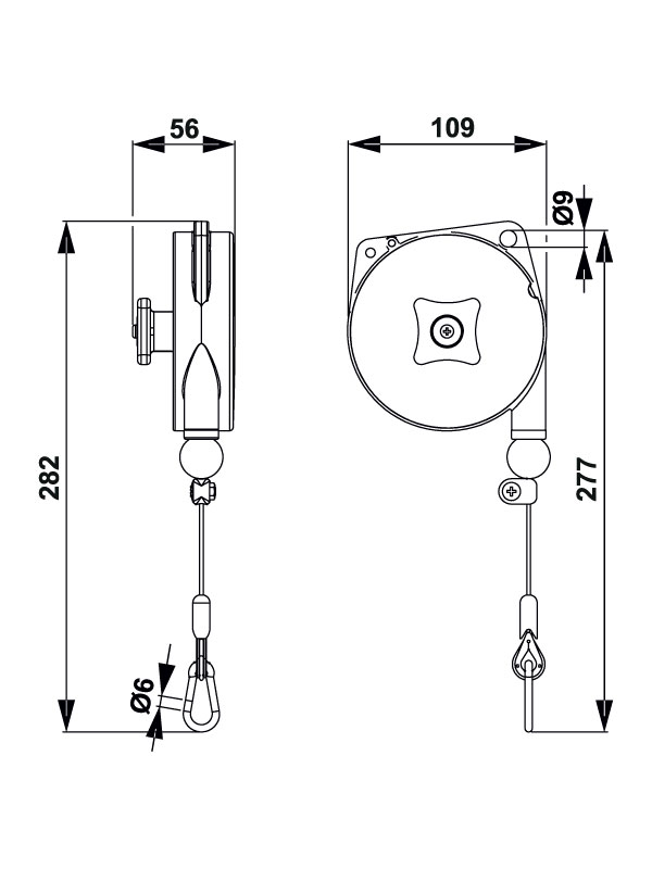 TECNA 9313IL Food Industry Retractor Balancer FOR SALE